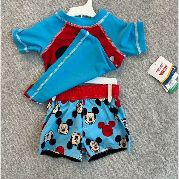 Disney | Swim | Toddler Boy Mickey Mouse Swimsuit Set 2piece | Poshmark